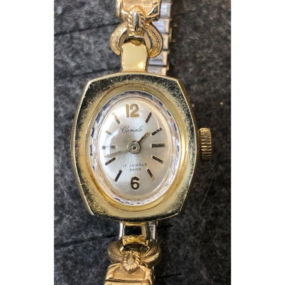 Cariole | Accessories | Vintage Cariole 7j Analog Watch Gold Tone Not ...